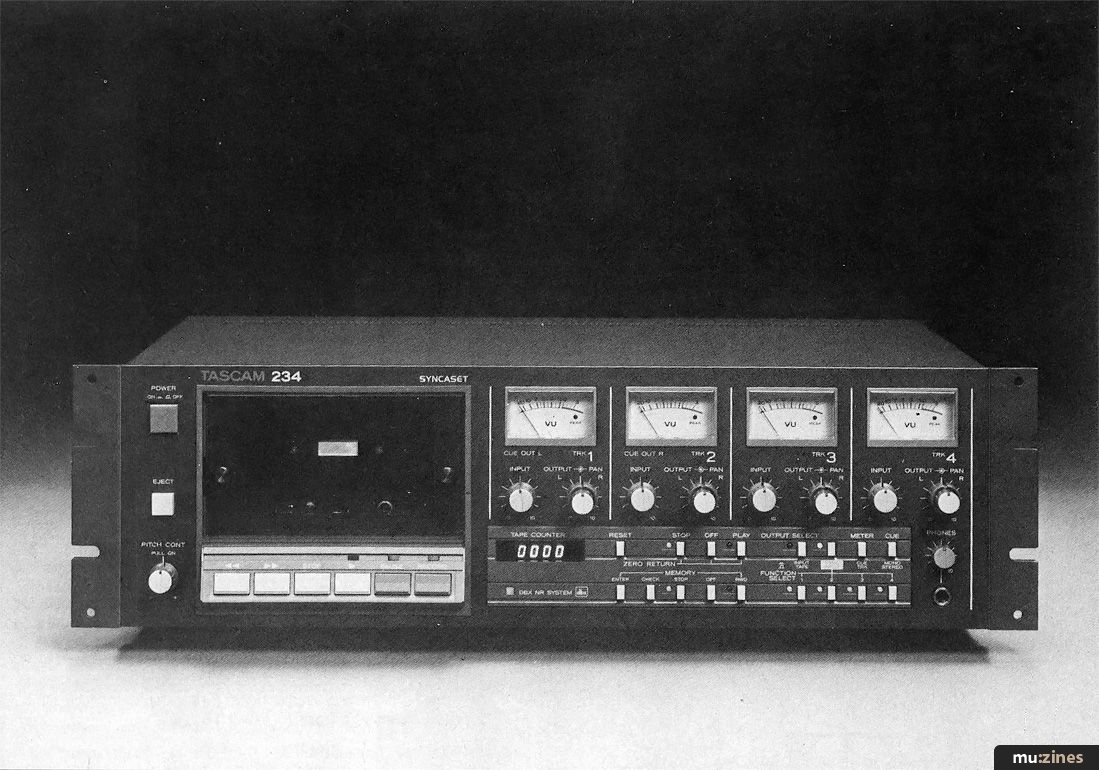 Tascam 234 4-track (12T Dec 83)