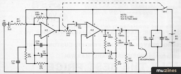 Monitor Amp (ES Jan 84)