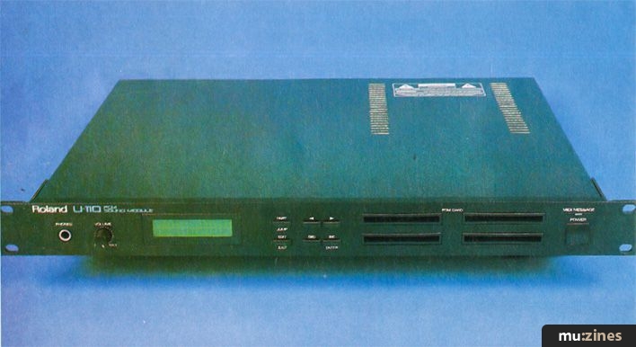 Roland U110 Sound Module (PH Feb 89)