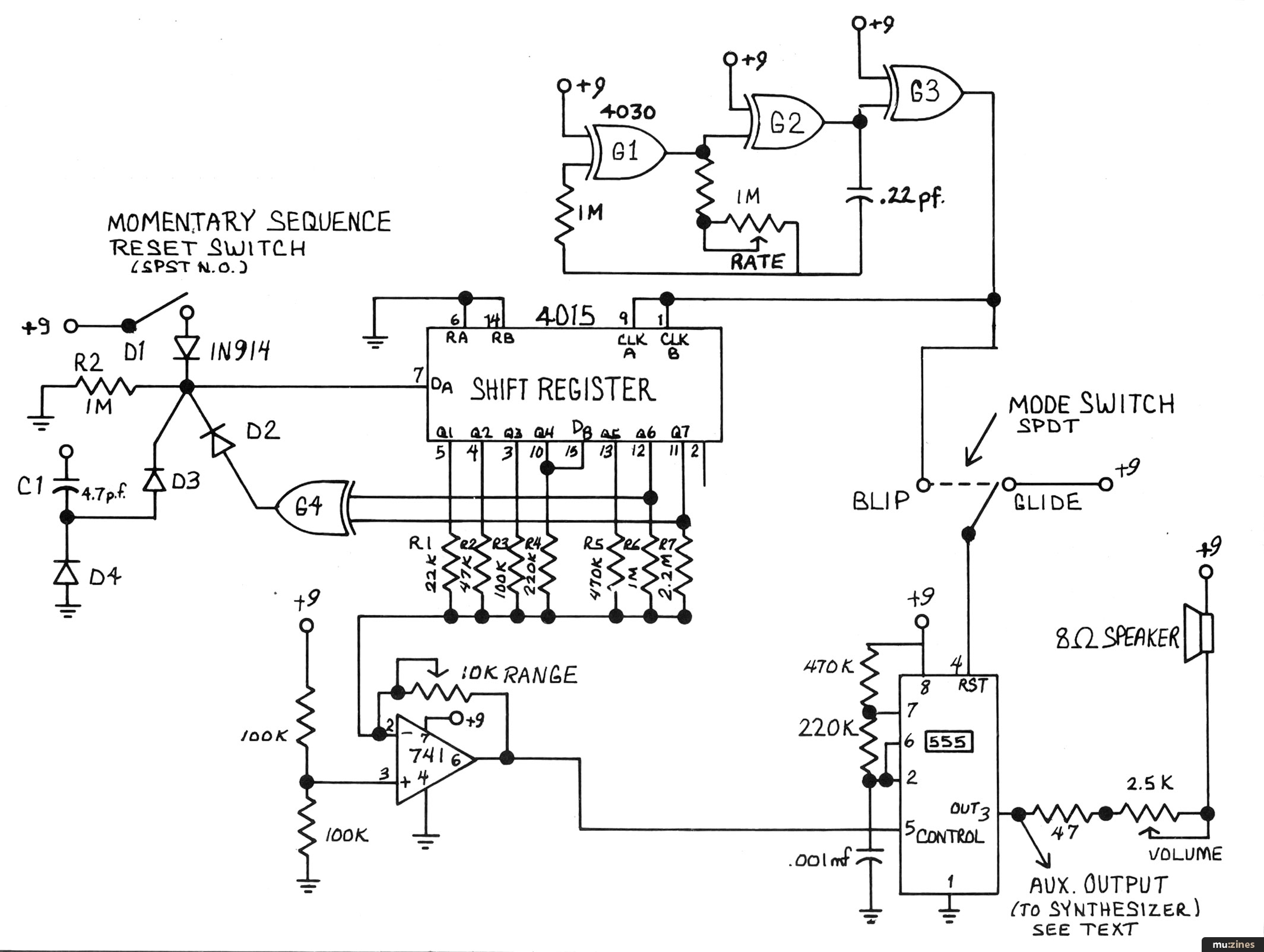 Random Tone Generator (PL Jul 77)