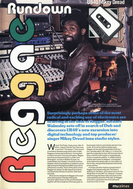 Reggae Rundown (ES Dec 84)