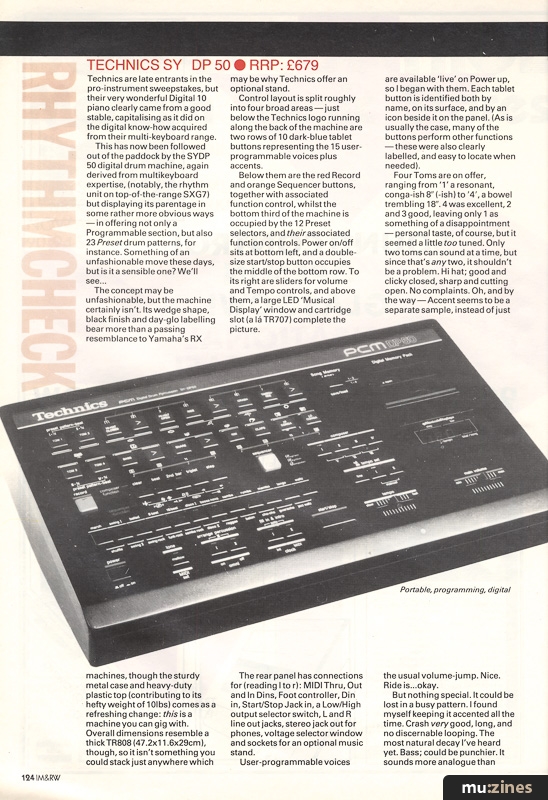 Technics SY-DP50 (IM Apr 85)