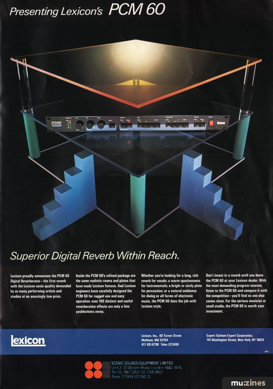 Ad - Lexicon PCM60 (IT Feb 86)