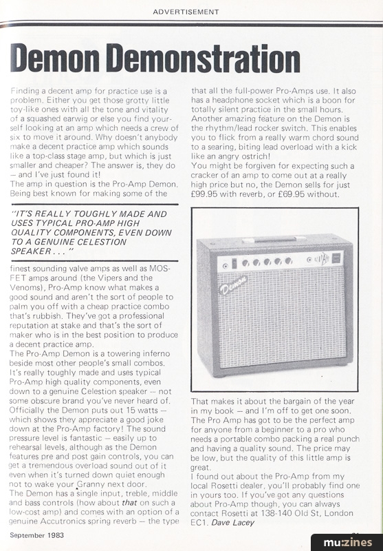 Demon Demonstration (MU Sep 83)