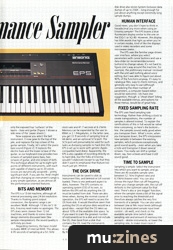 Ensoniq Performance Sampler (SOS Feb 88)